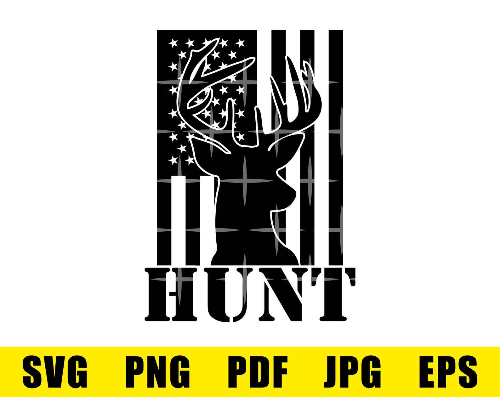 Hunt Svg, Hunting Svg, Deer Head Svg, Target Svg, Deer Hunting Svg ...