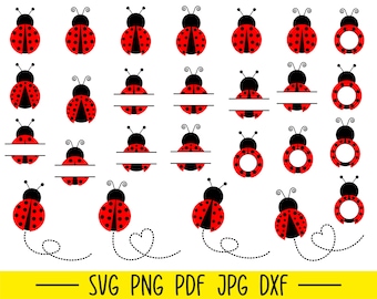 Ladybug Svg Ladybug Svg Bundle Ladybug Clipart Ladybug Png - Etsy