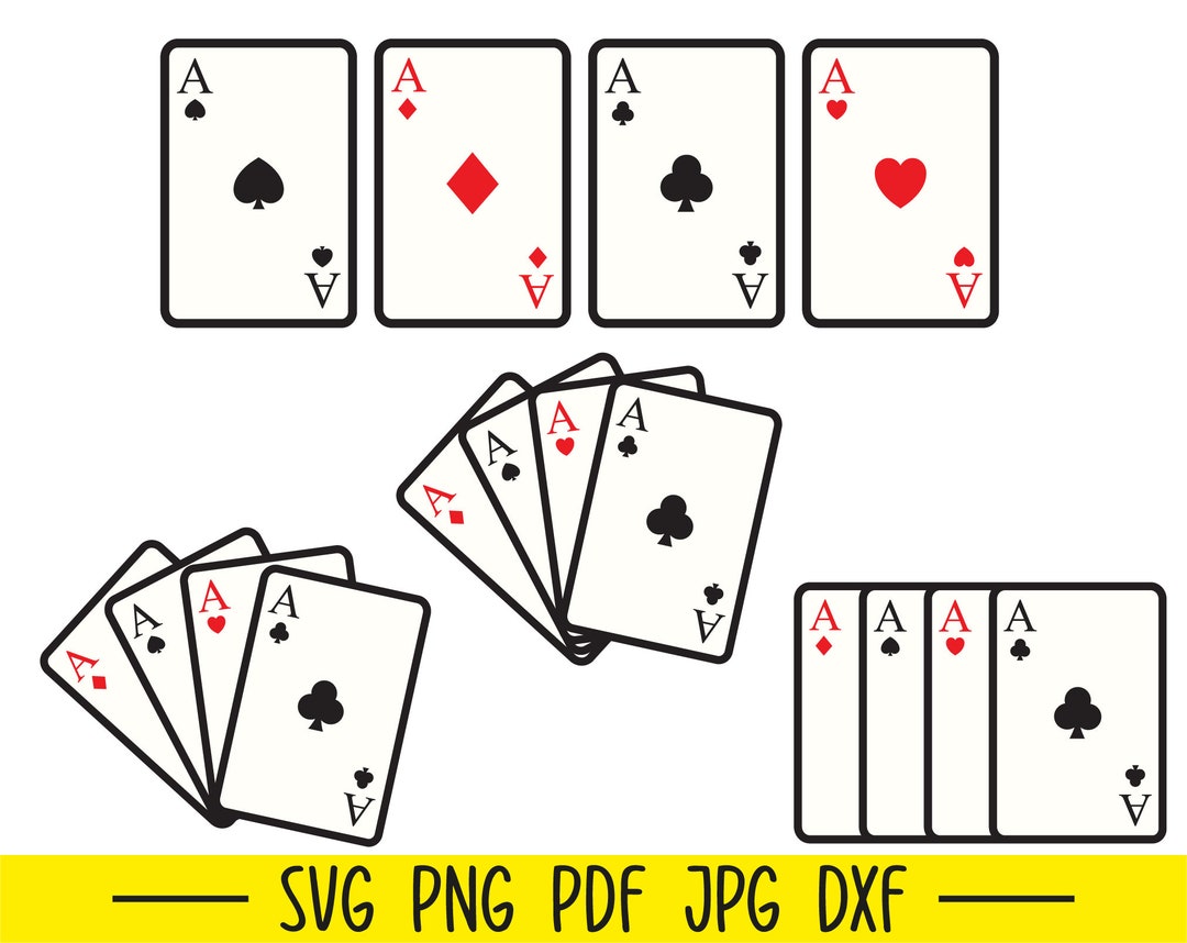 Playing Cards Svg, Poker Svg, Casino Svg, Gambling Svg, Cards Svg ...