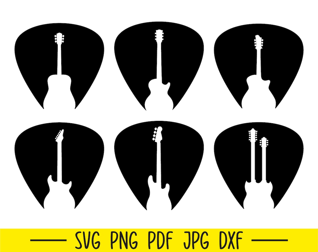 Guitar Pick Svg, Pick Svg, Electric Guitar Svg, Bass Guitar Svg, Guitar ...