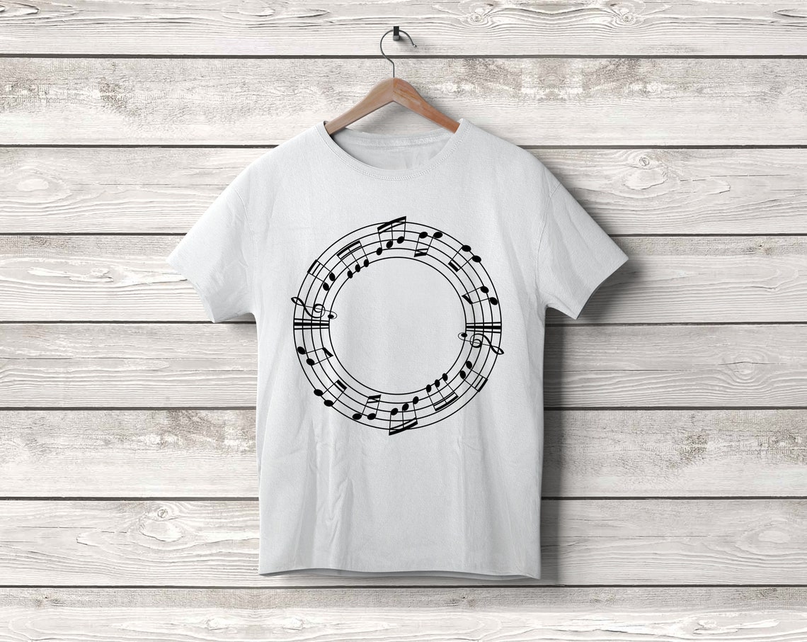 Music Frame Svg, Music Notes Svg, Oval Frame Svg, Geometric Border Svg ...