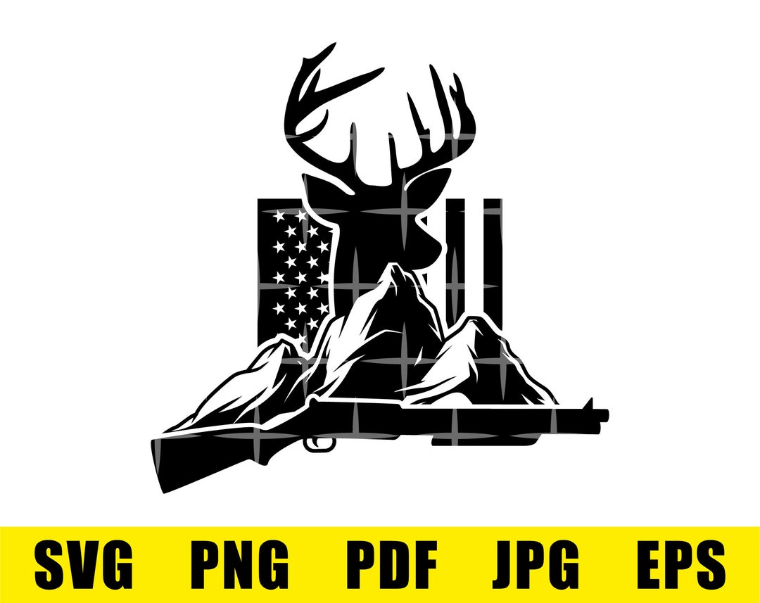 Hunter Svg, Hunt Svg, Hunting Svg, Deer Head Svg, Father's Day Svg ...