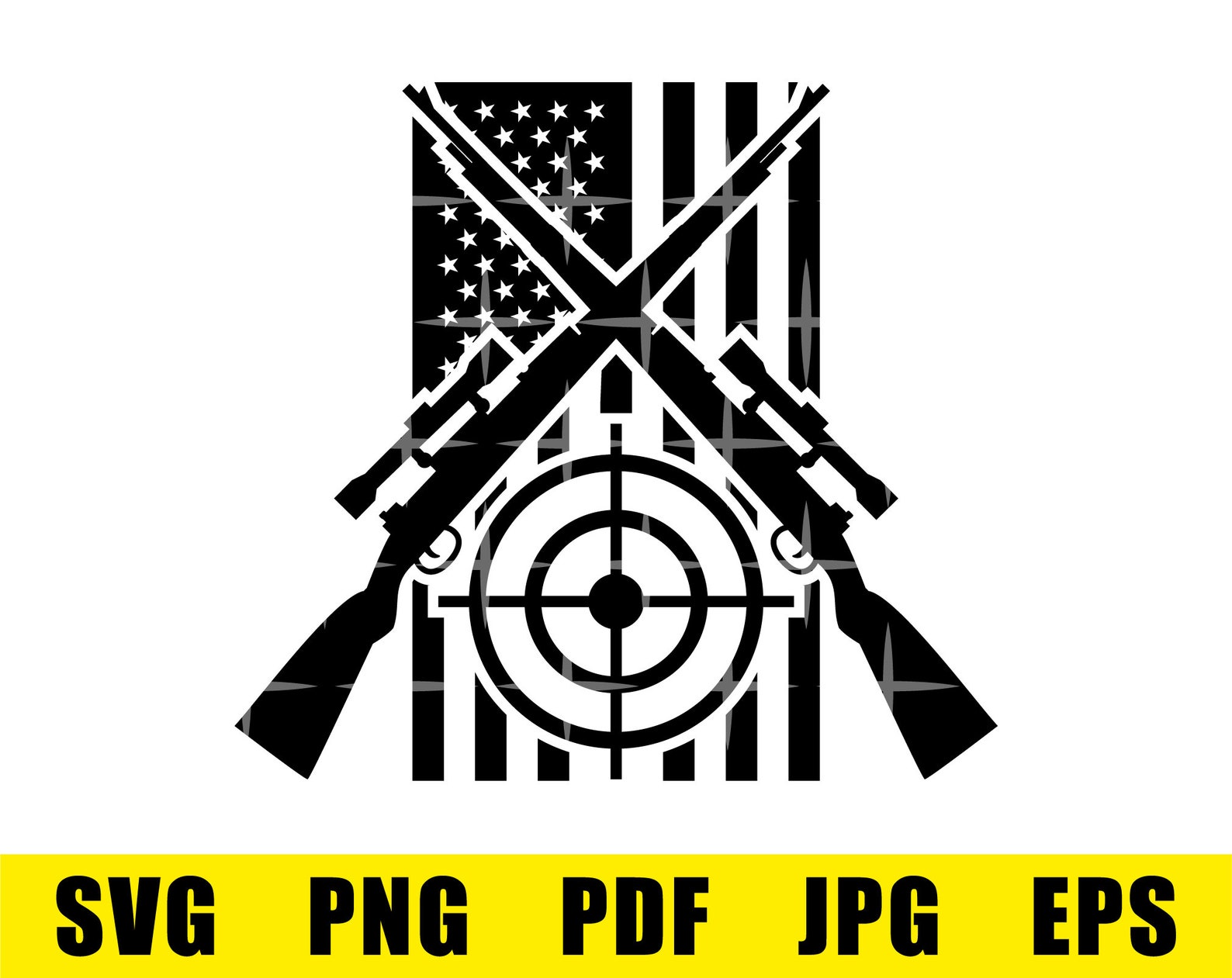 Hunt Svg, Hunting Svg, Target Svg, Deer Hunting Svg, Gun Svg, Rifle Svg ...