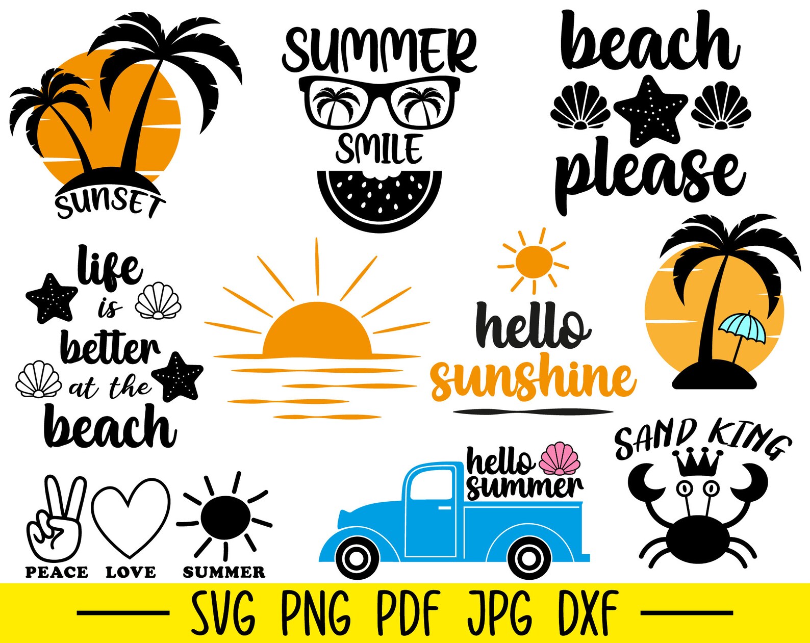 Summer Tshirt Designs, Summer Svg, Summer Tshirt Svg, Summer Svg Bundle ...