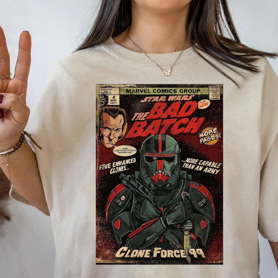 Star Wars the Bad Batch Shirt, Clone Force 99 Tshirt, the Bad Batch ...