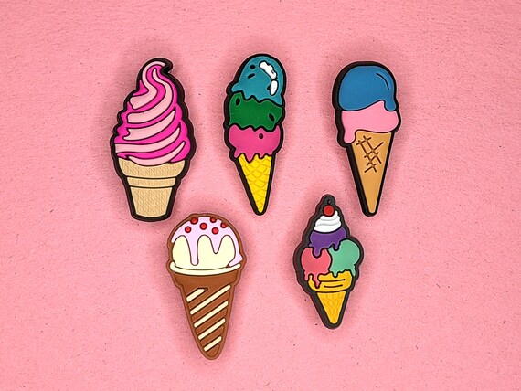 Ice Cream Shoe Charms - Etsy