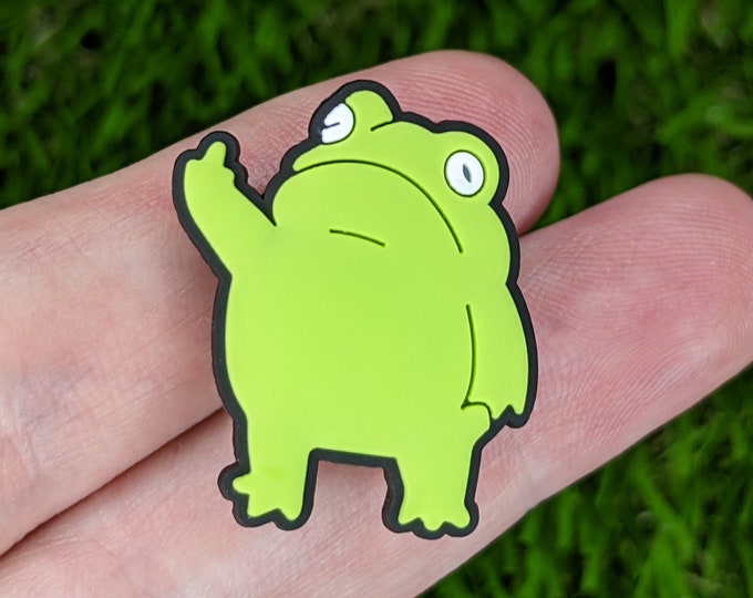 Funny Frog Shoe Charm - Etsy