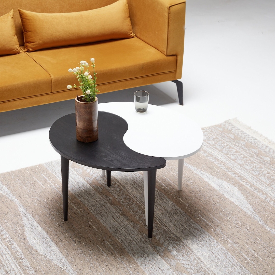 Wooden Coffee Table ,yin Yang Coffee Table, Modern Style Coffee Table ...