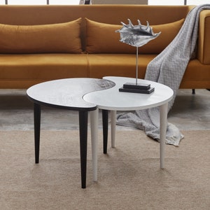 Wooden Coffee Table ,yin Yang Coffee Table, Modern Style Coffee Table ...