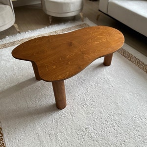 Wooden Coffee Table, Modern Style Coffee Table, Tooth Shape Coffee ...