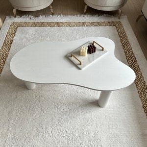 Wooden Coffee Table, Modern Style Coffee Table, Tooth Shape Coffee ...