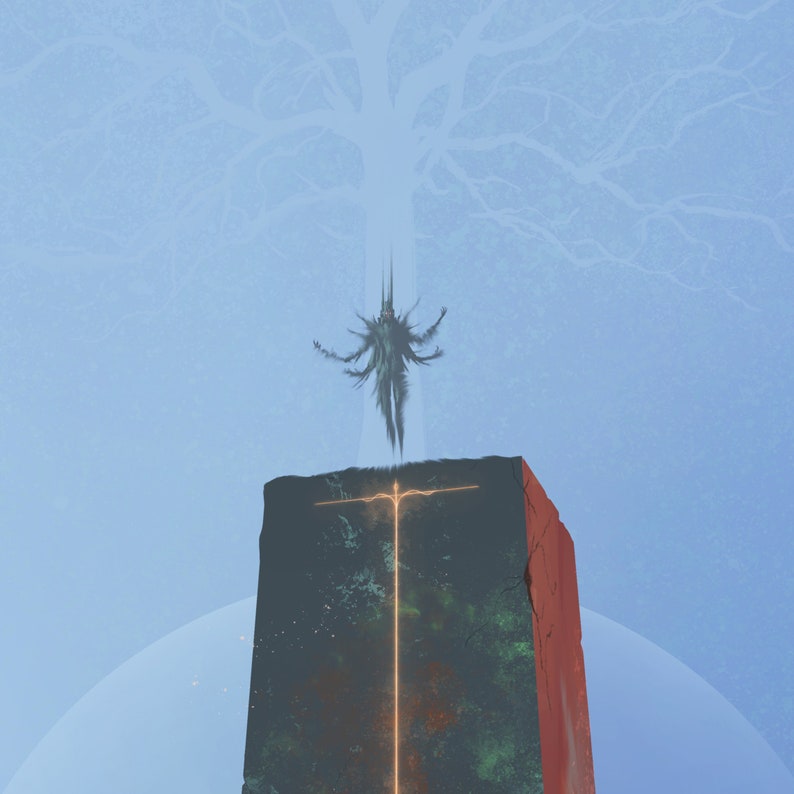 Hyperion Art Print From the WORLDS Series - Etsy