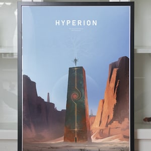 Hyperion Art Print: Sci-fi Worlds Series, Dan Simmons Inspired - Etsy