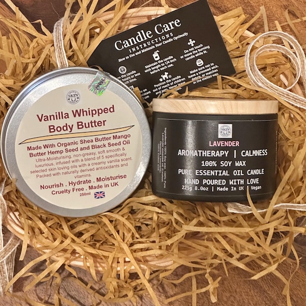 Vanilla Skin Care Set - Etsy UK