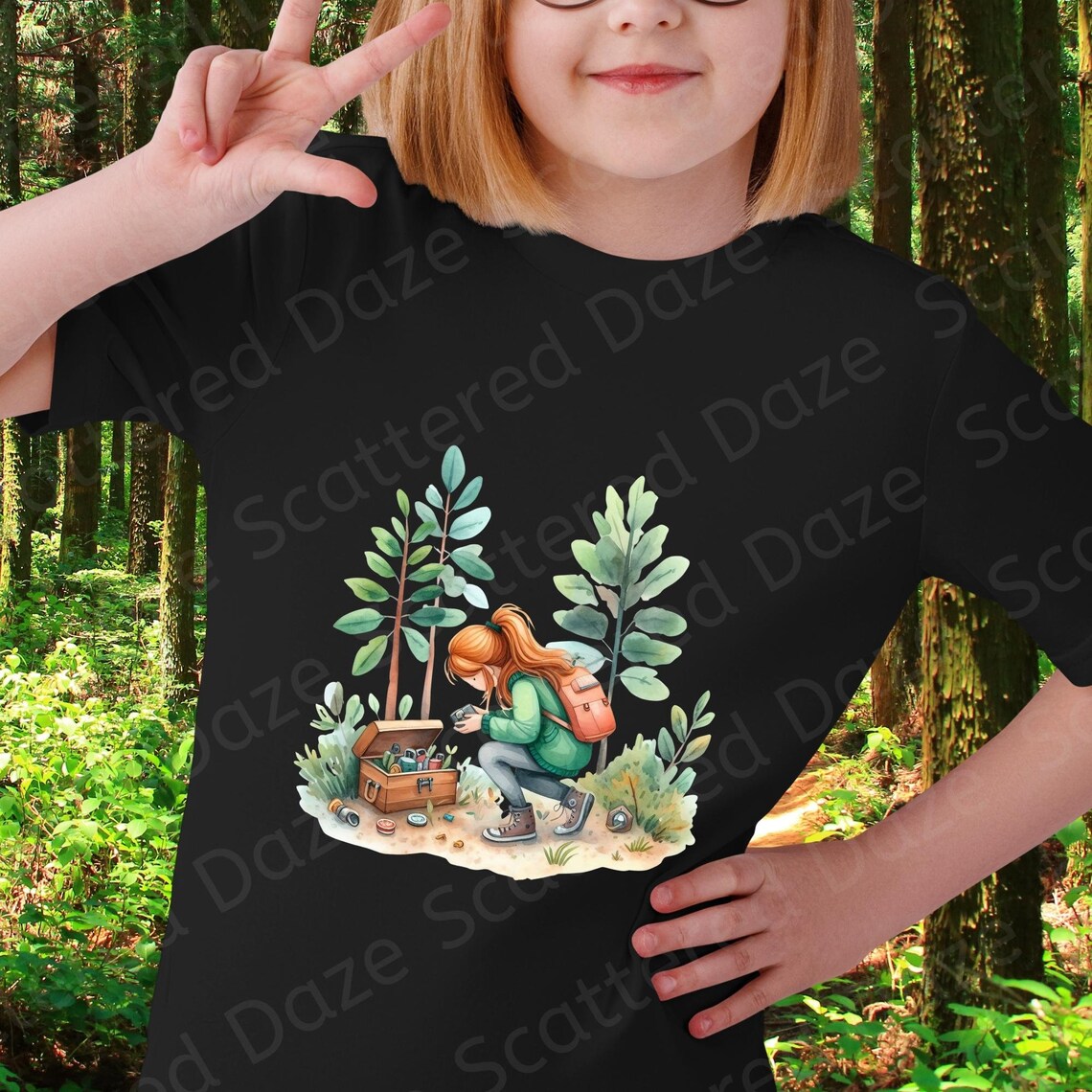 Geocaching PNG, Geocaching Clipart, Adventure Girls, Kids Hiking Shirt ...