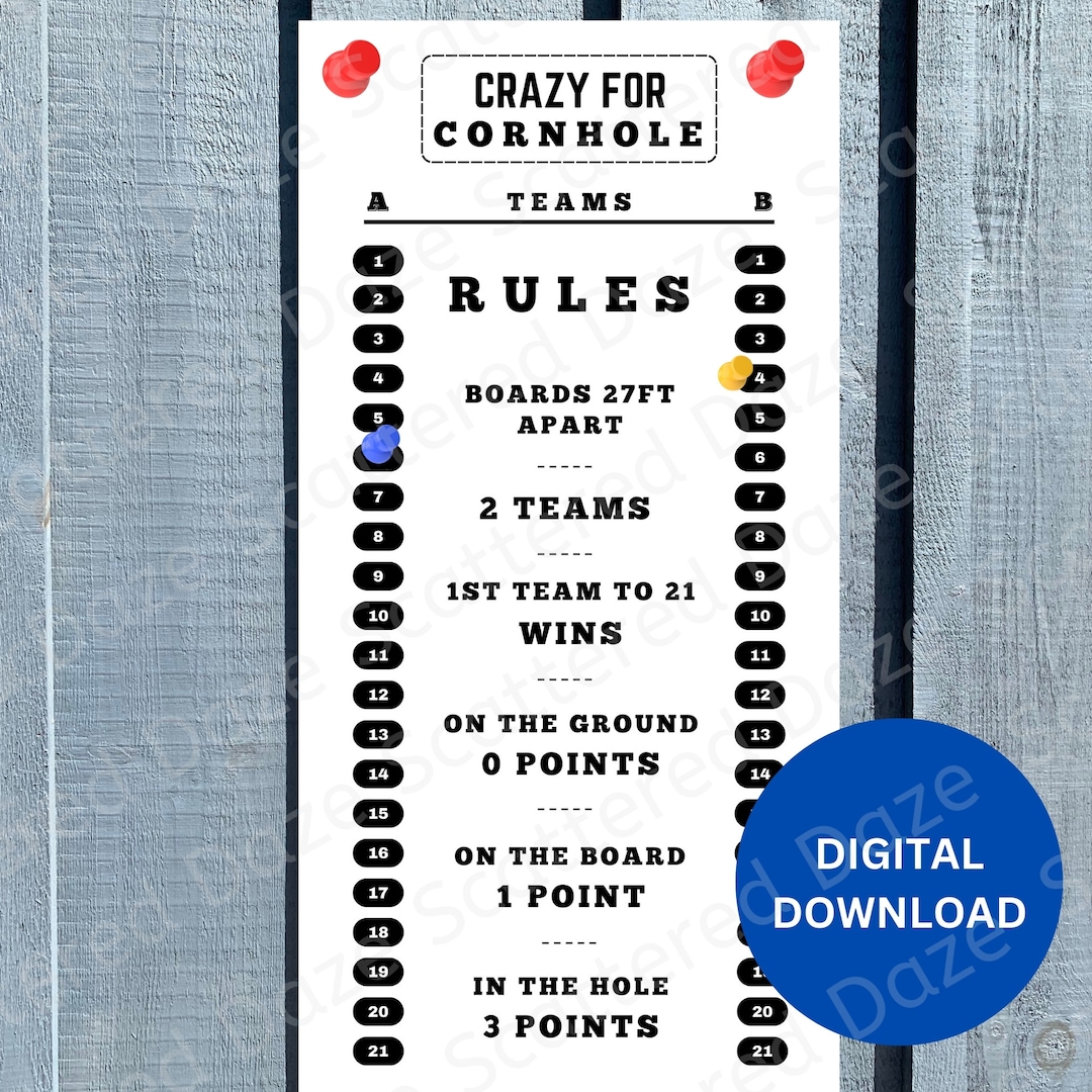 Cornhole Scoreboard SVG, PNG, Corn Hole SVG, Cricut, Silhouette, Cut ...