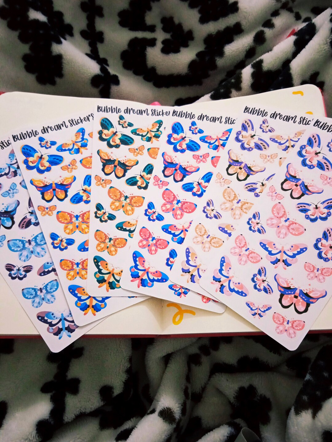 Butterflies Sticker Sheet Bullet Journal Stickers, Planner Stickers ...