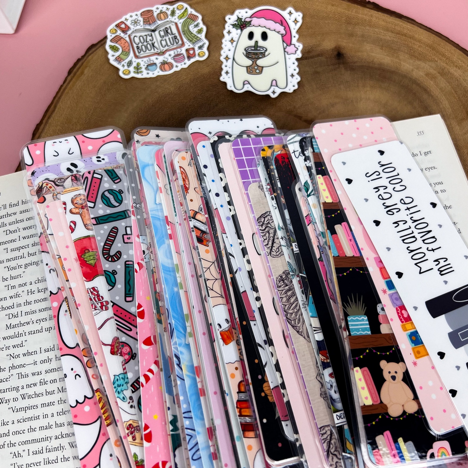 Marvelous Time Bookmarks Gift for Book Lover, Personalized Reader Gift ...