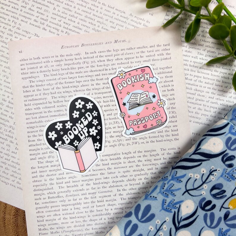 Booked up Stickers Water Bottle Sticker, Kindle Sticker, Bookish Vibes ...