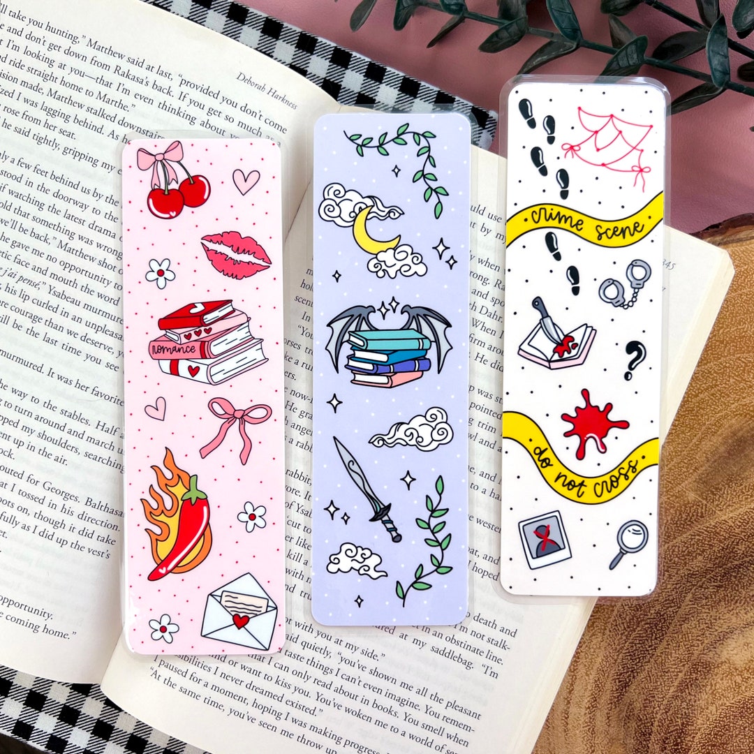 Genre Bookmarks | Gift for Book Lovers, Reader Accessory, Tassel ...