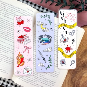 Genre Bookmarks | Gift for Book Lovers, Reader Accessory, Tassel ...