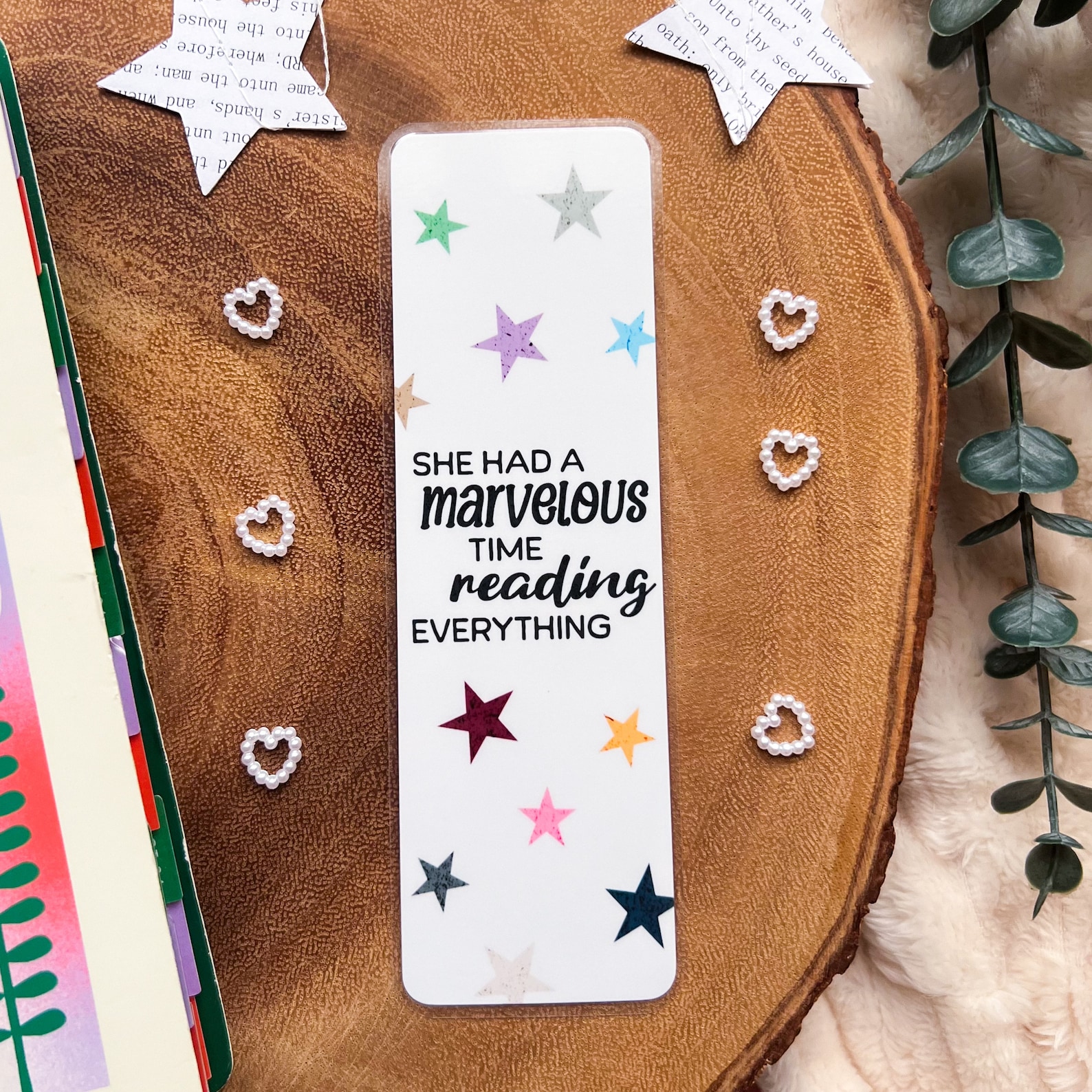 Marvelous Time Bookmarks Gift for Book Lover, Personalized Reader Gift ...