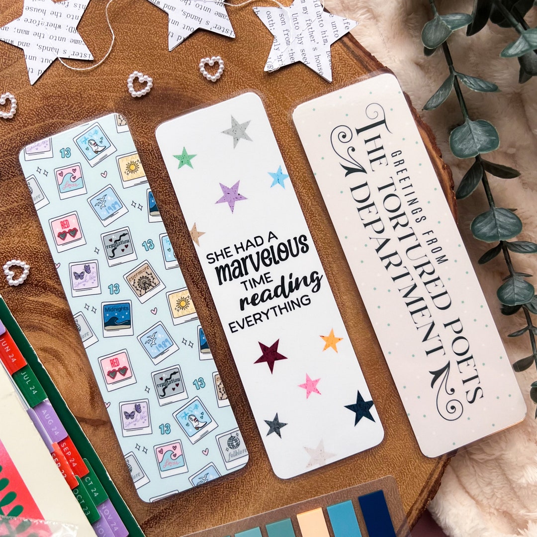 Marvelous Time Bookmarks | Gift for Book Lover, Personalized Reader ...
