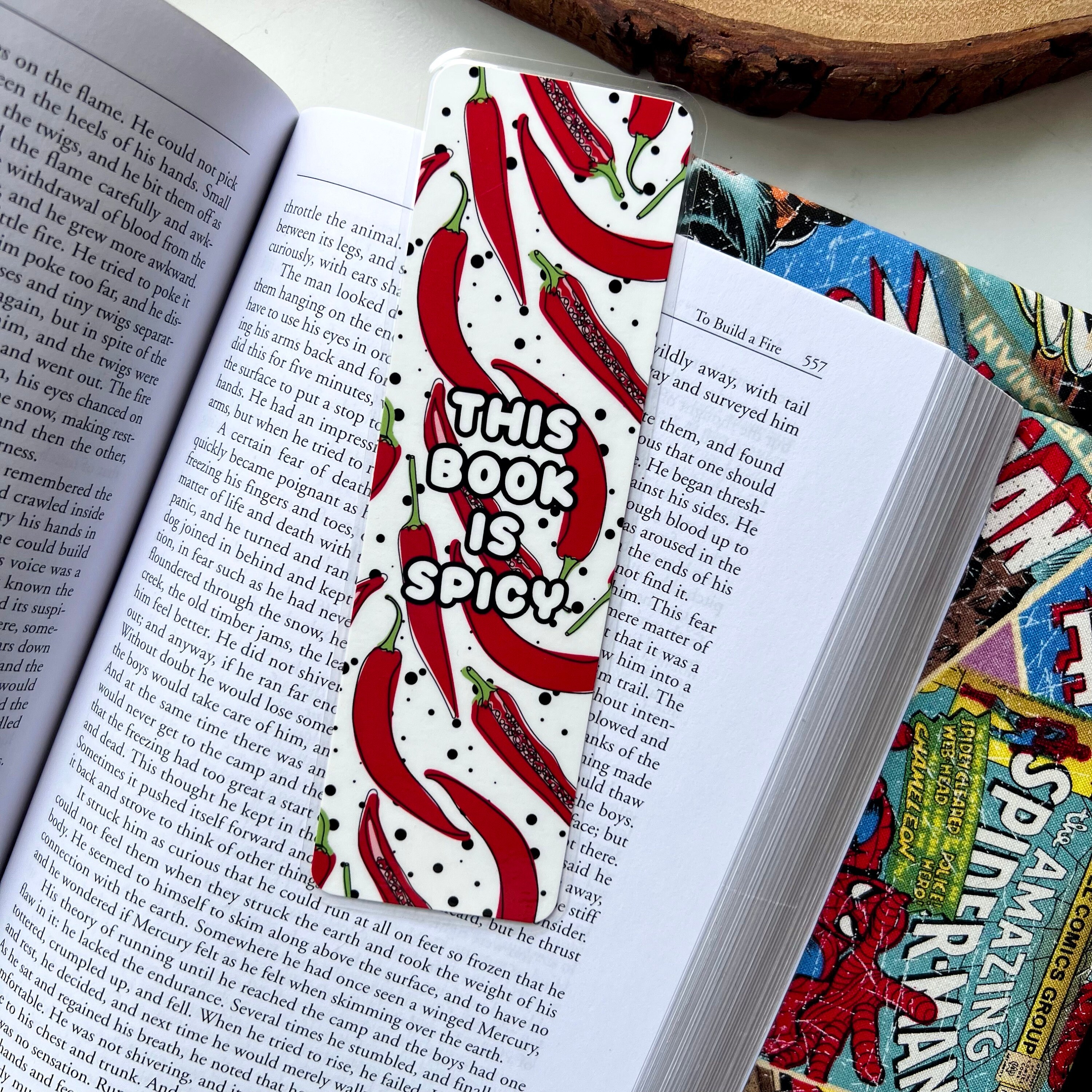 Spicy Smutty Reads Bookmark, Gift for Book Lovers, Personalized Bookish ...