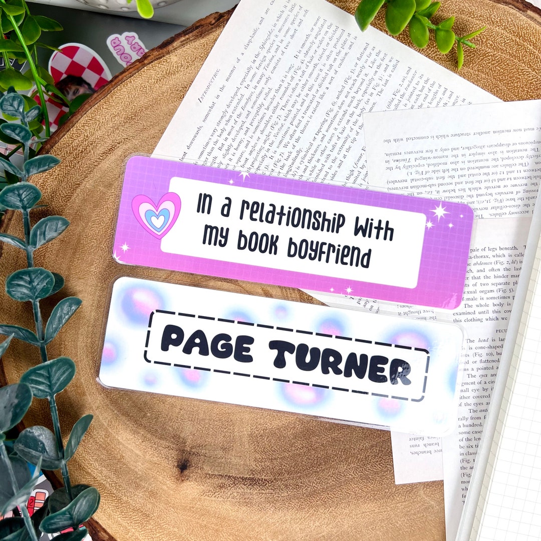 Purple Bookish Bookmarks | Gift Book Lovers | Aesthetic | Reader ...