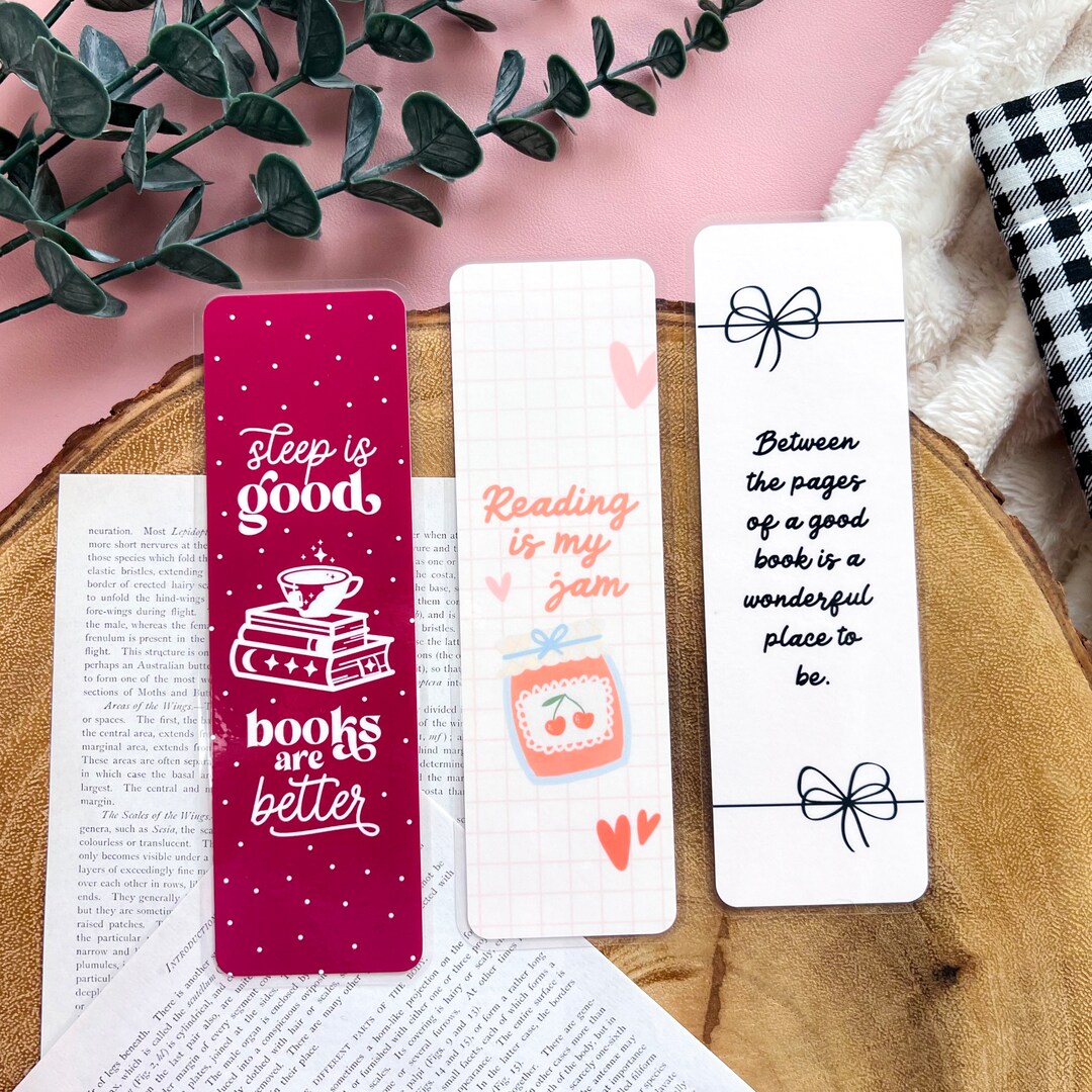 Books Are Better Bookmarks | Gift for Book Lovers, Cute, Reader ...