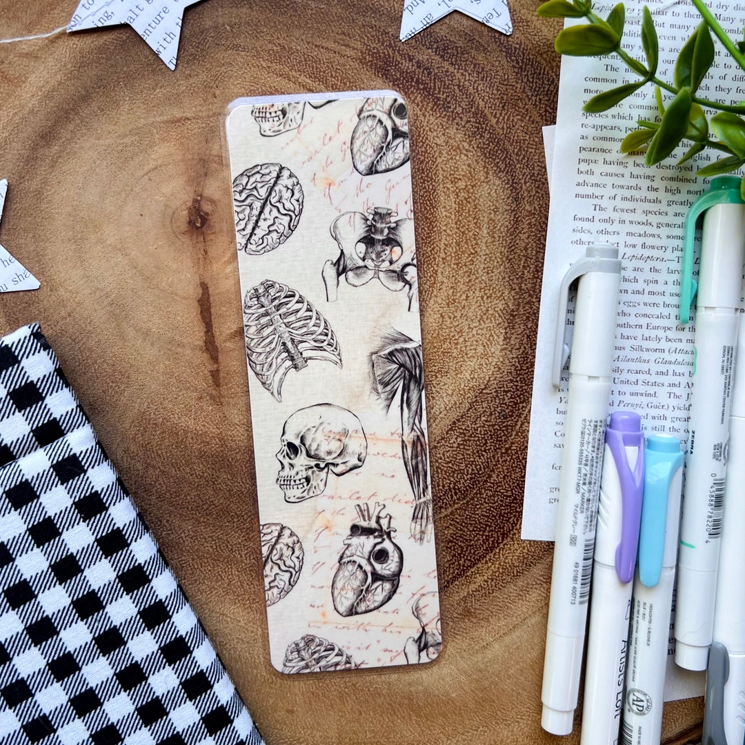 Vintage Anatomy Aesthetic Bookmark, Gift for Book Lovers, Reader ...