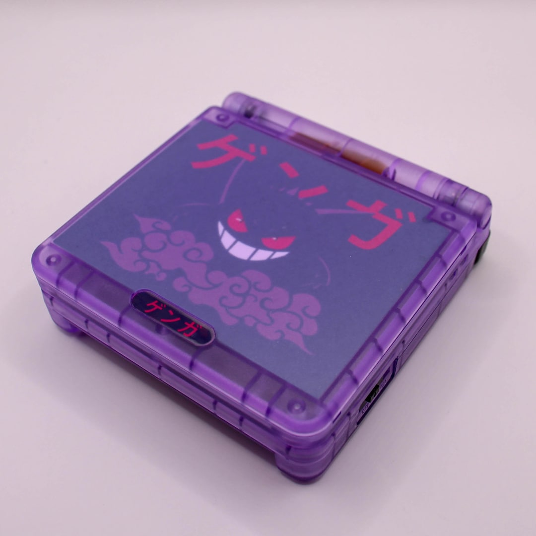 Nintendo Gameboy Advance SP Gengar Refurbished Modded - Etsy Canada