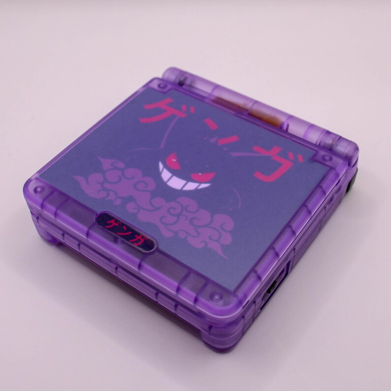 Nintendo Gameboy Advance SP Gengar Refurbished Modded - Etsy Canada