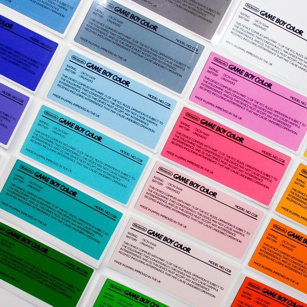 Gameboy Color - Etsy