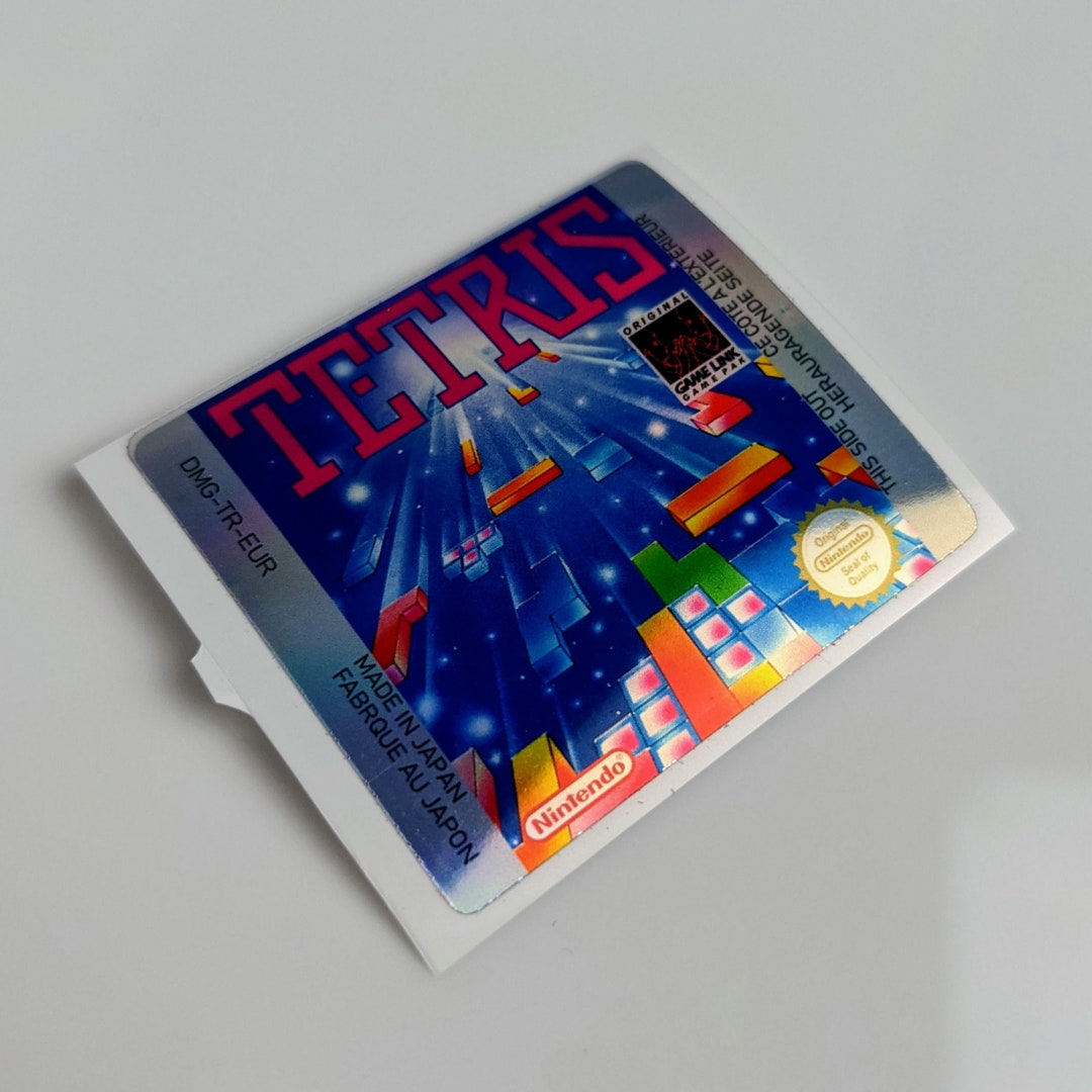 Gameboy Tetris Holographic Replacement Cartridge Sticker - Etsy