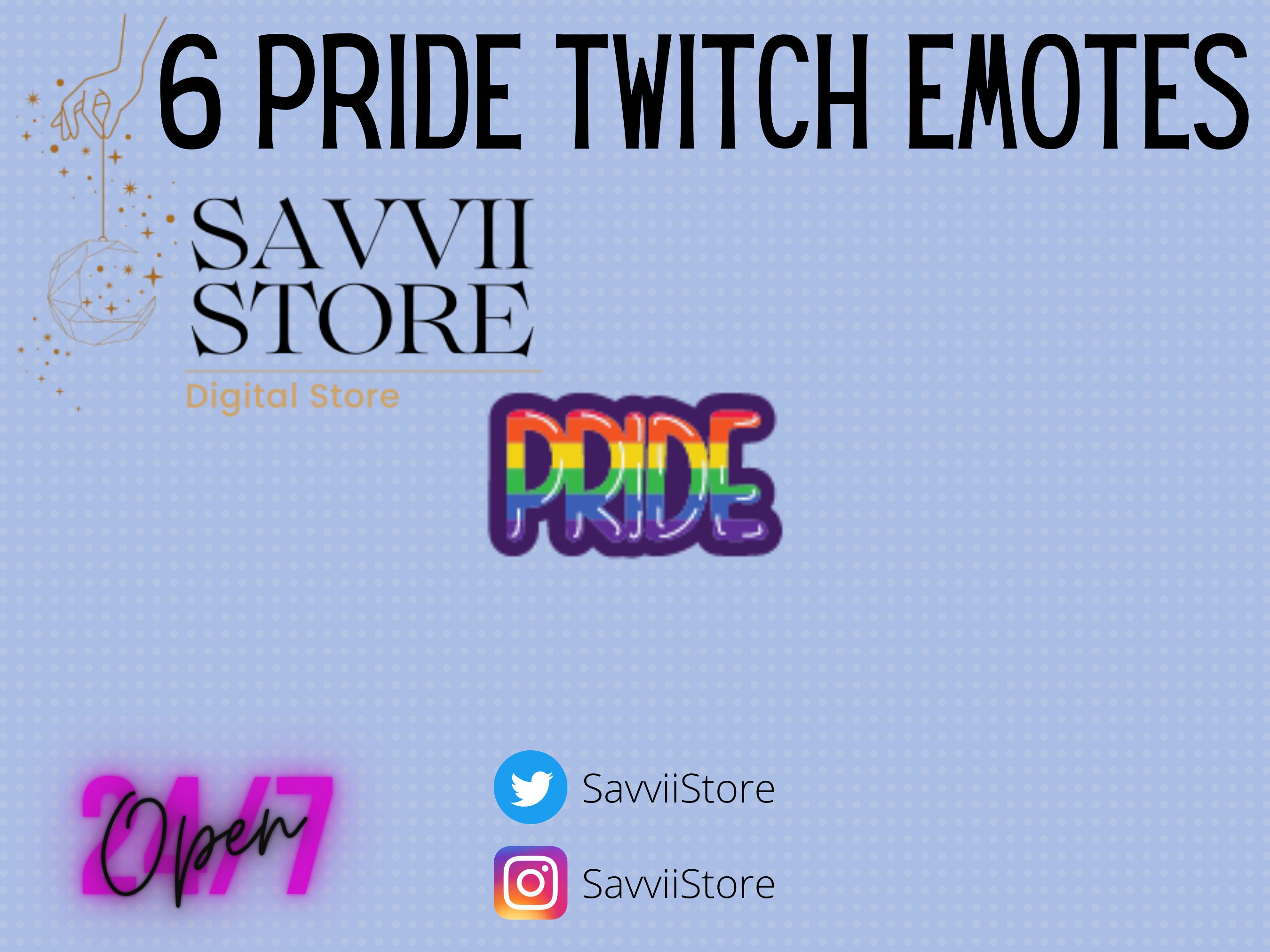 6 Fun Pride Twitch Emote Pack, LGBTQIA Emotes, Pride Emotes, Rainbow ...