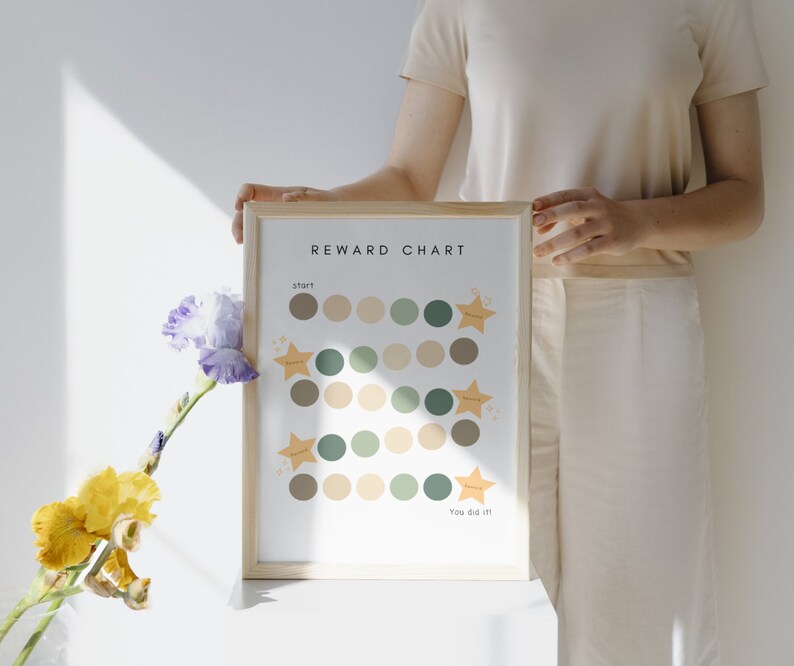 Reward Chart, Reward Chart Printable, Toddler Reward Chart, Kids ...