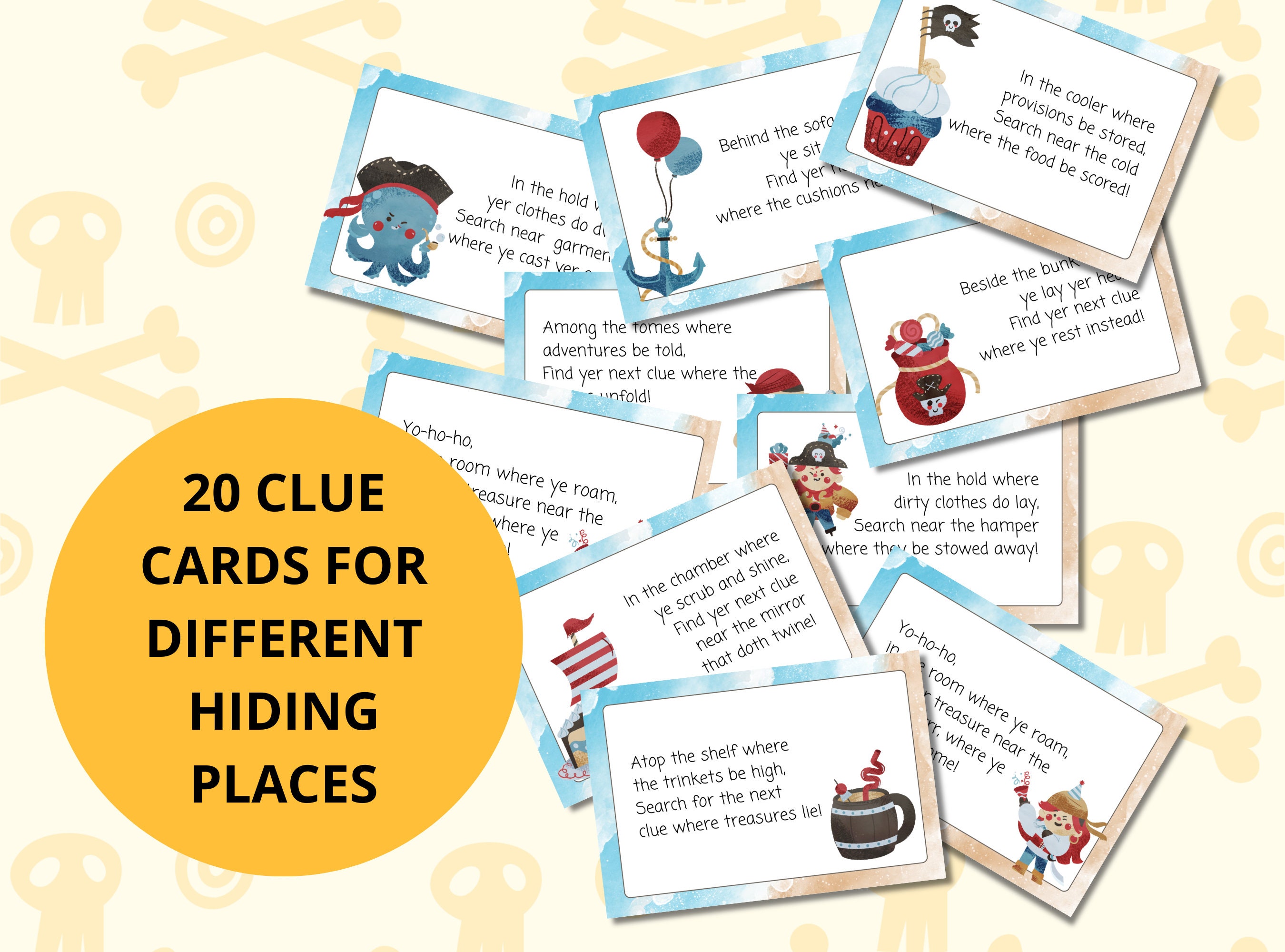 DIY Pirate Treasure Hunt for Kids | Birthday Treasure Hunt | Birthday ...