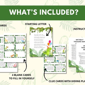 DIY Dinosaur Treasure Hunt for Kids | Birthday Treasure Hunt | Birthday ...