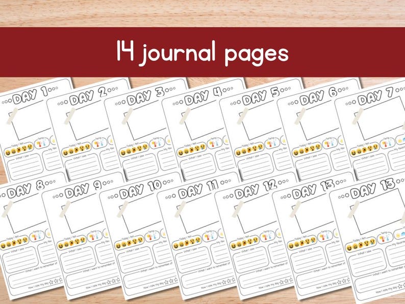 Kid's Travel Journal, Printable, Travel Journal for Kids, Summer Road ...