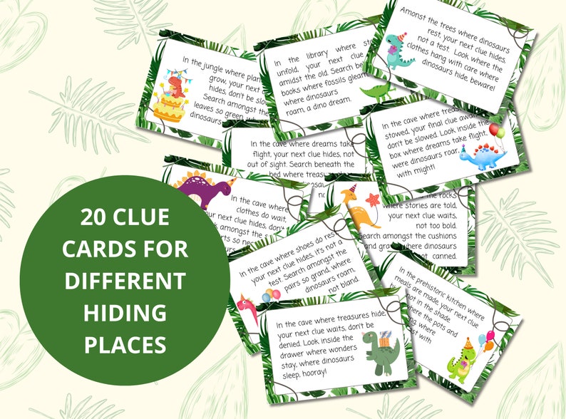 DIY Dinosaur Treasure Hunt for Kids | Birthday Treasure Hunt | Birthday ...