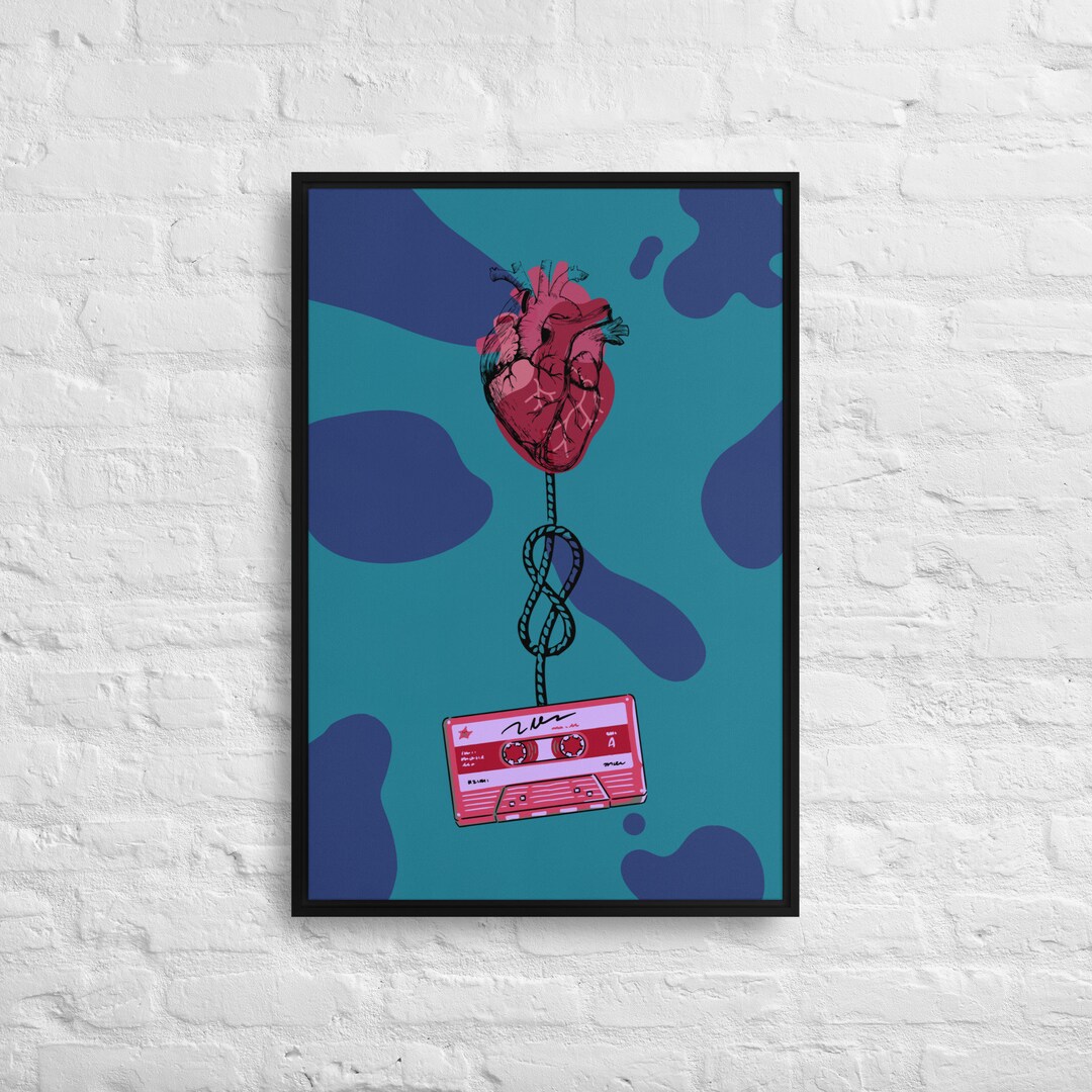 Music is Life Framed Poster - Etsy