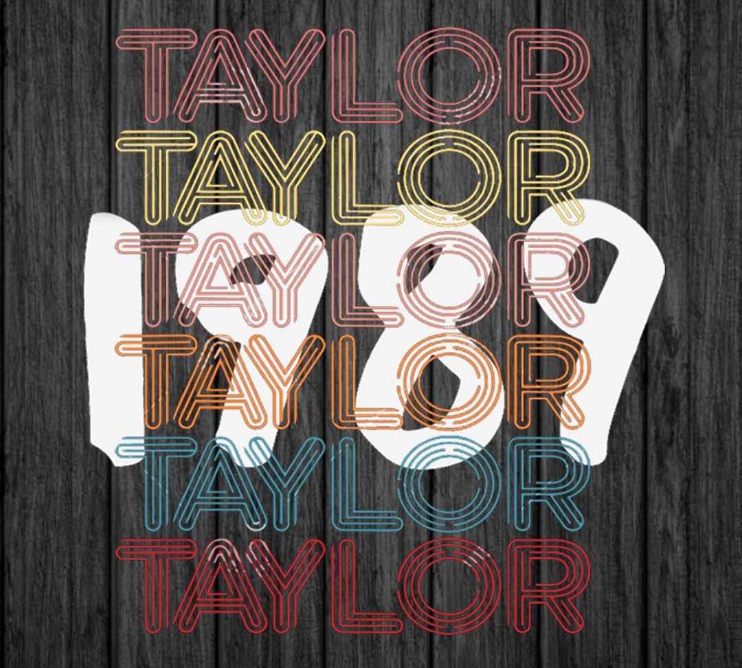 Retro Taylor 1989 Svg, Taylor's Version Album Svg, 1989 Album Svg, 1989 ...
