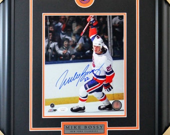 Mike Bossy Signed Autograph New York Islanders 8x10 Framed - Etsy