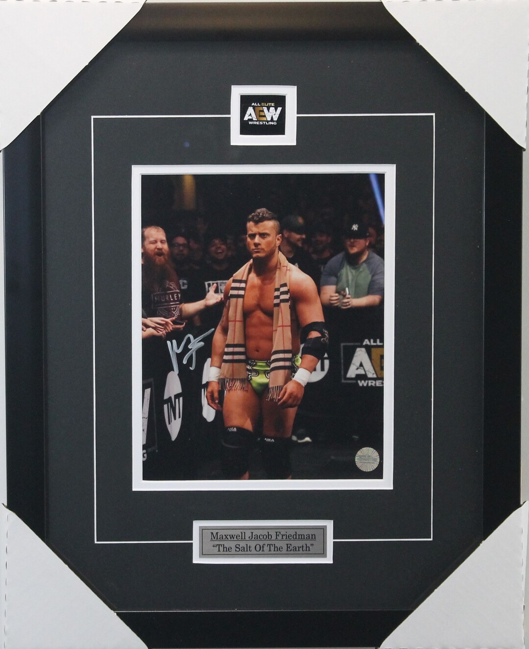 MJF Signed Autograph AEW Wrestling 8x10 Framed - Etsy