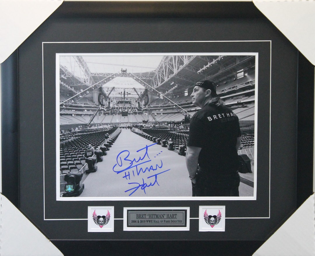 Bret Hitman Hart Signed Autograph WWF WWE Wrestling 11x14 Framed - Etsy