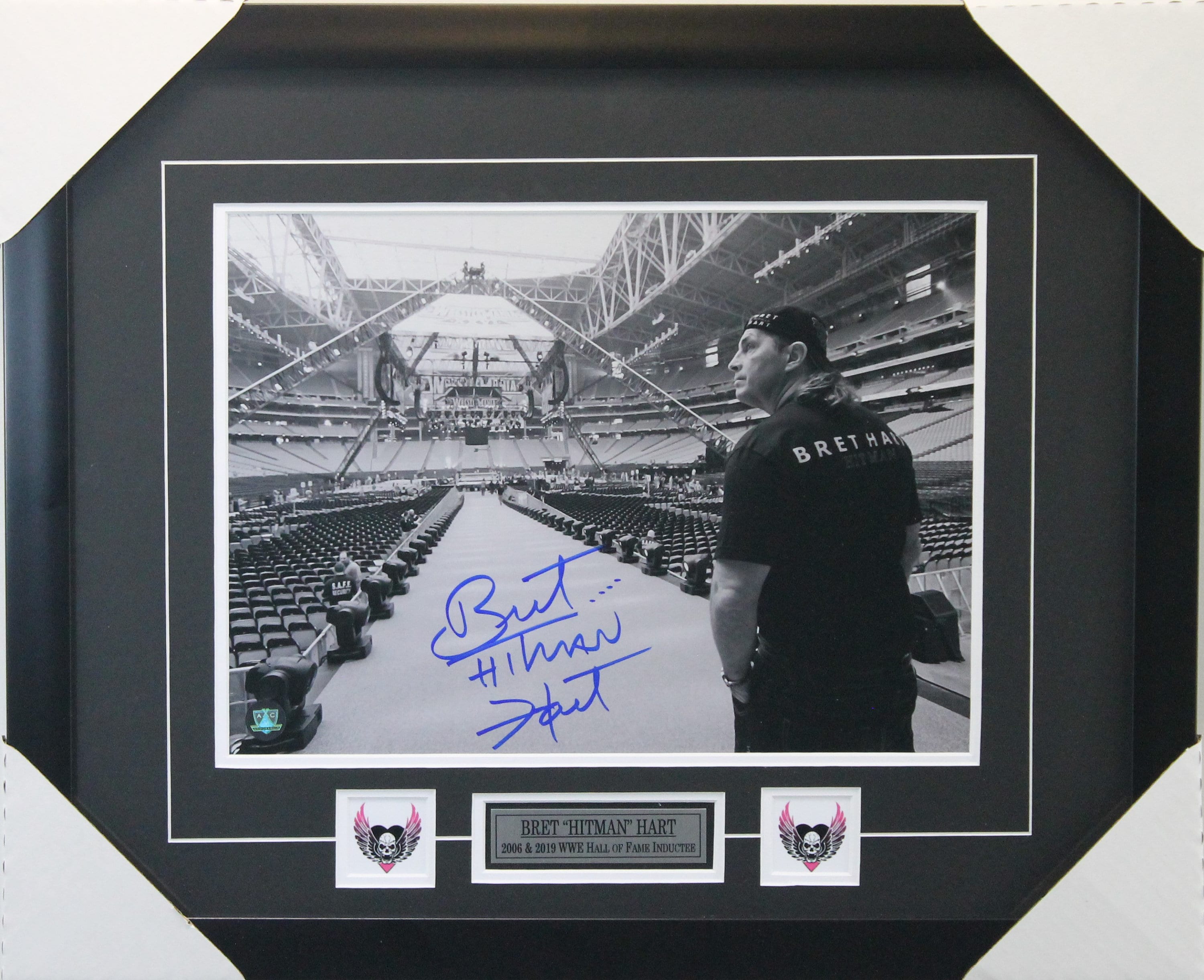 Bret Hitman Hart Signed Autograph WWF WWE Wrestling 11x14 Framed - Etsy