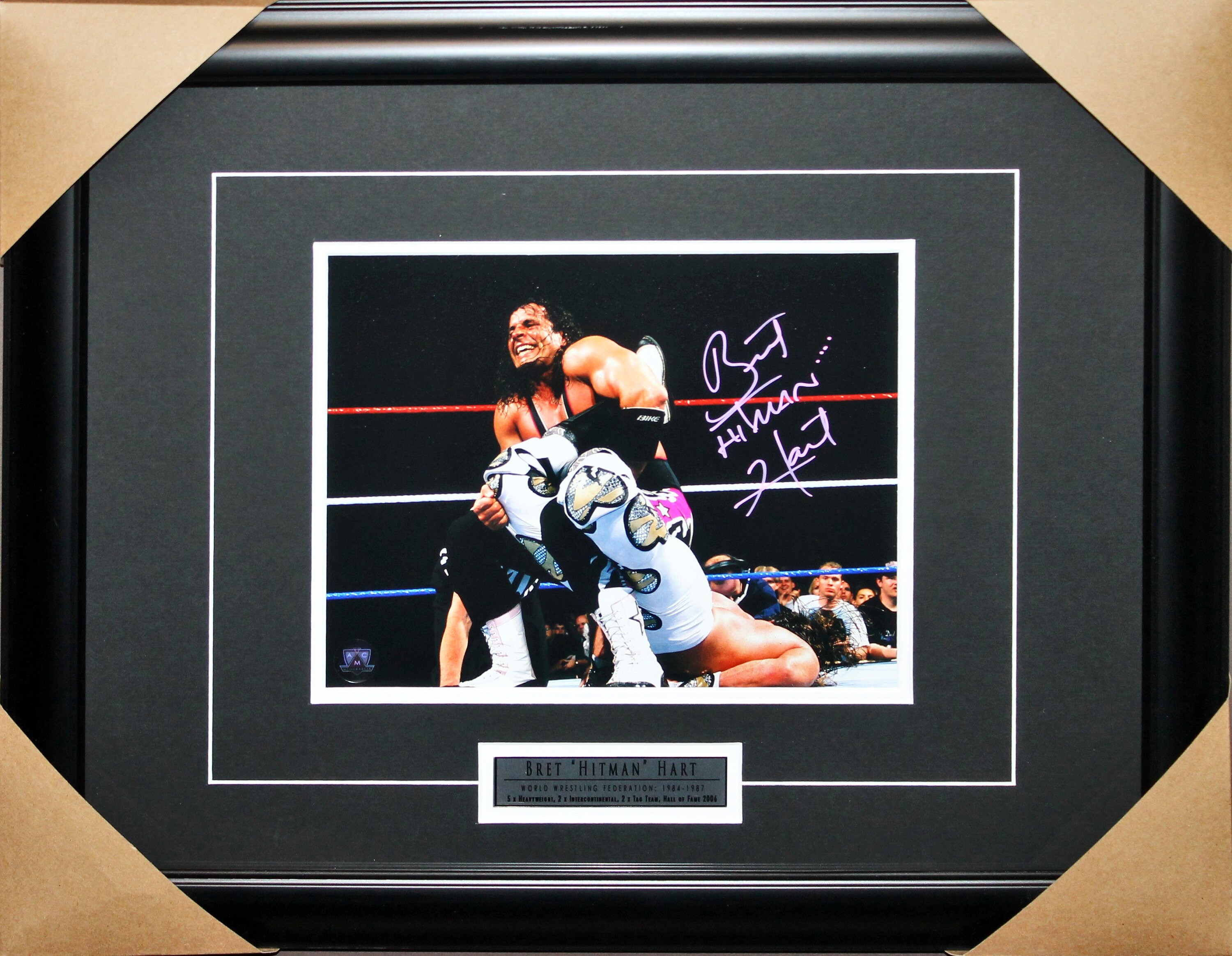 Bret Hitman Hart Signed Autograph WWF WWE Wrestling 8x10 - Etsy