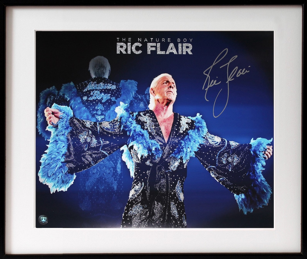 Ric Flair Signed Autograph WCW WWE WWF Wrestling 16x20 Framed - Etsy