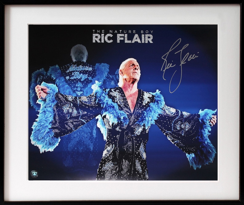 Ric Flair Signed Autograph WCW WWE WWF Wrestling 16x20 Framed - Etsy